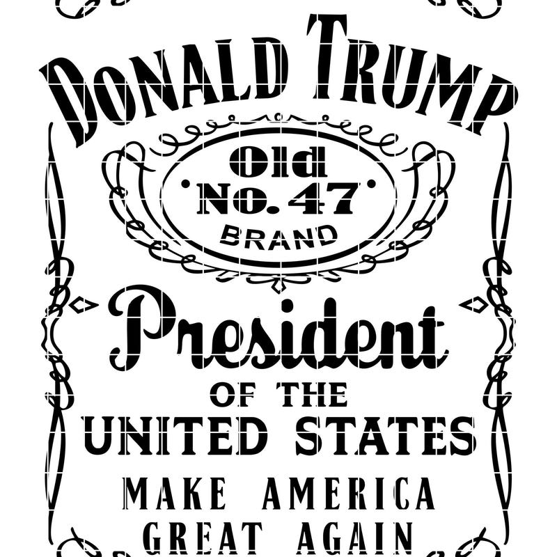 Trump Jack Daniels Labels - Etsy
