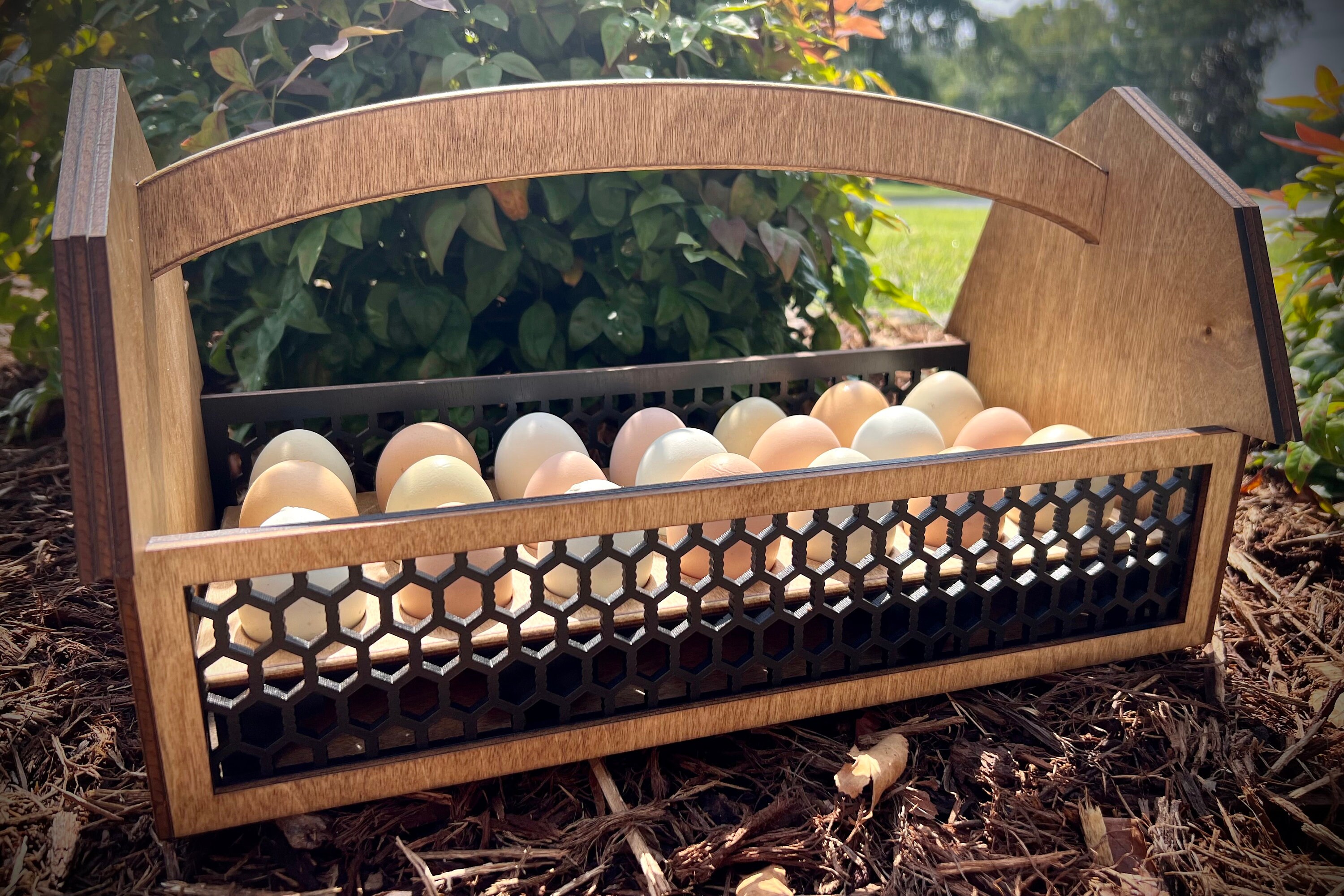 Farm Barn Box Basket With Optional Egg Tray (read Description Closely ...