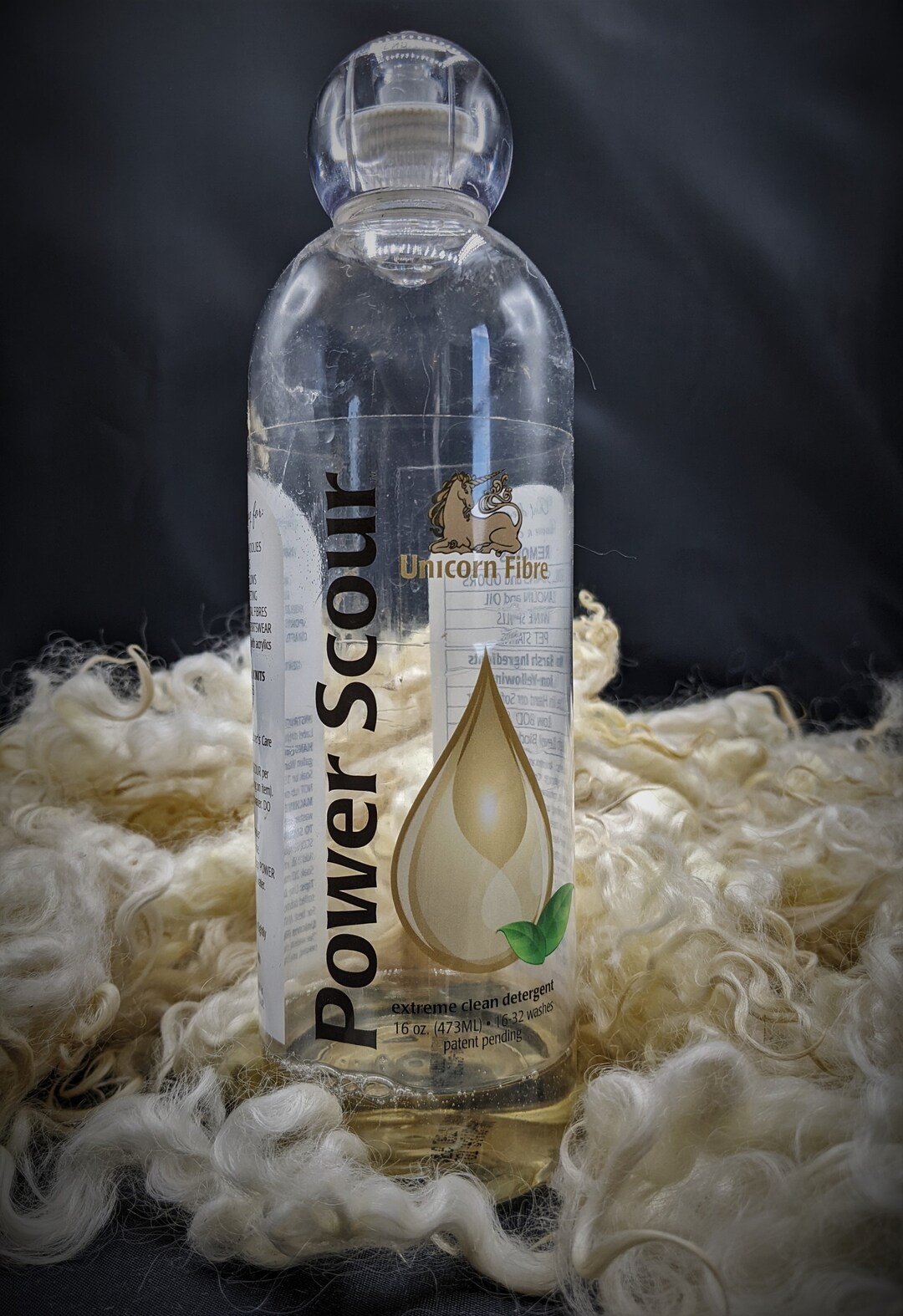 4 or 16-ounce Unicorn Power Scour, Wool Cleaning, Wool Wash - Etsy