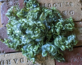 Curly White Cotswold Lock Wool, Felting Wool, Doll Making Wool, Ivory ...