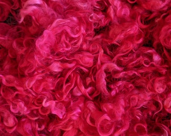 Curly White Cotswold Lock Wool, Felting Wool, Doll Making Wool, Ivory ...