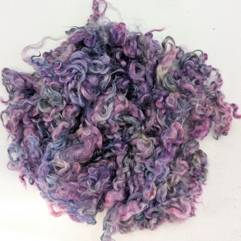 Blue Wool Boucle Yarn - Etsy