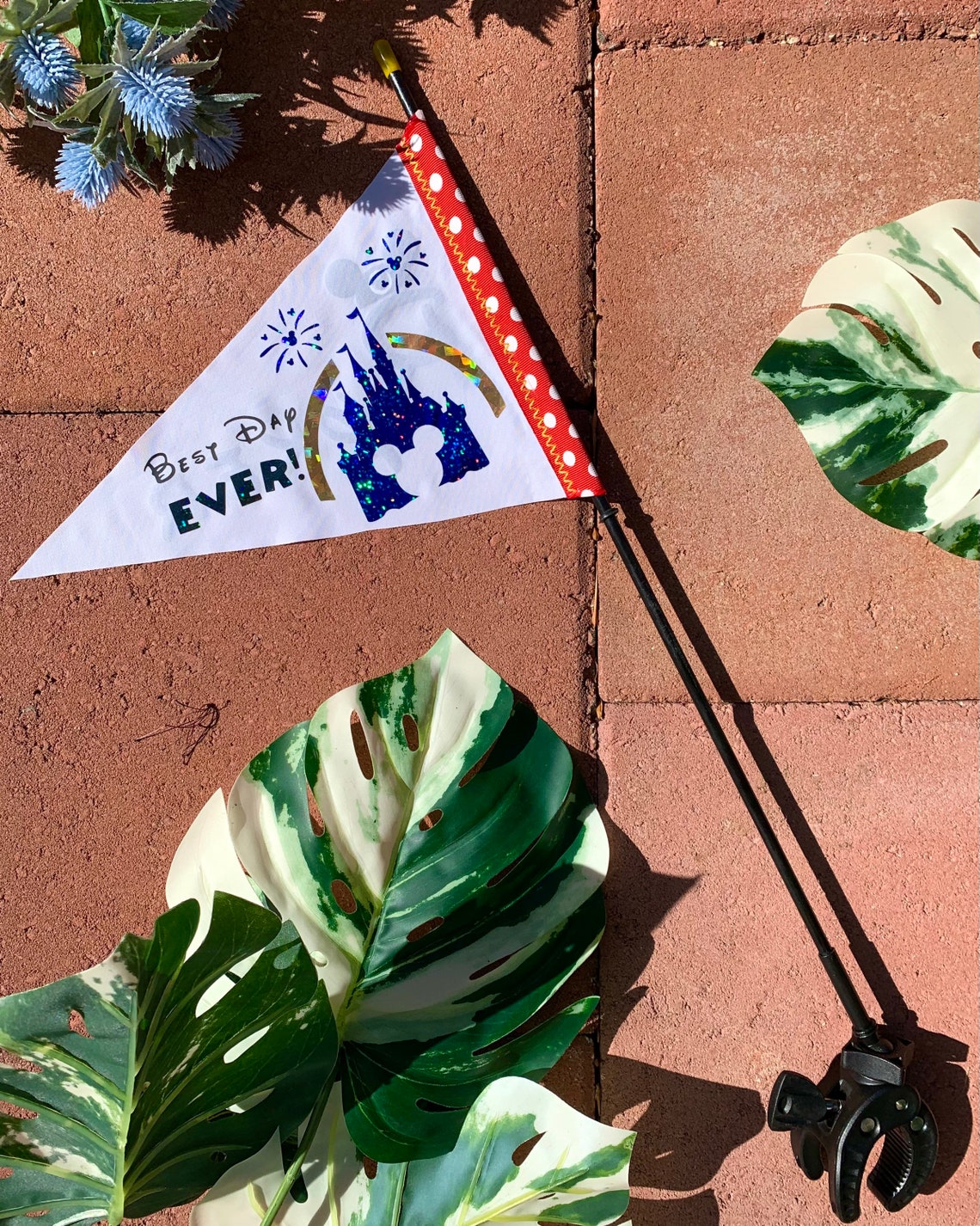 Disney Best Day EVER Flag Spotter for Stroller Wheelchair | Etsy