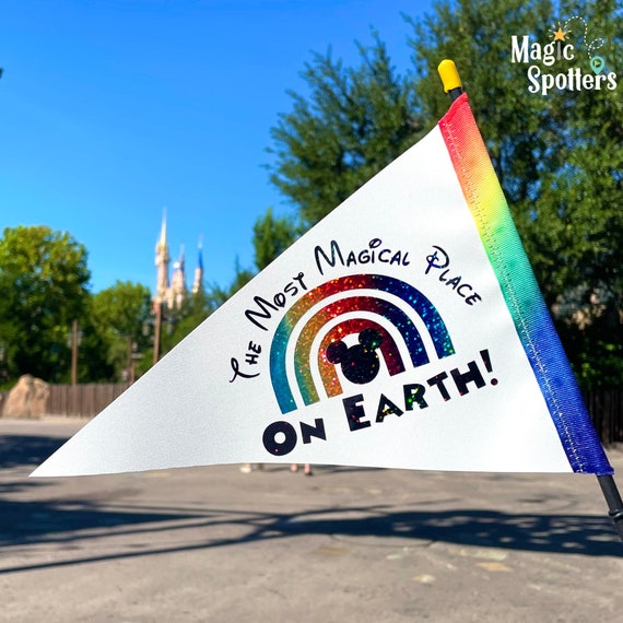The Most Magical Place on Earth Disney Flag Spotter for - Etsy