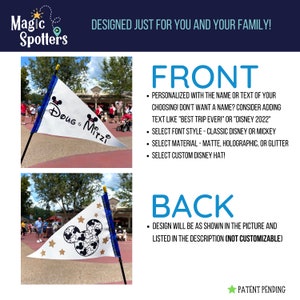 Mickey Mouse Flag Spotter for Stroller, Wheelchair, Scooter, Bike ...