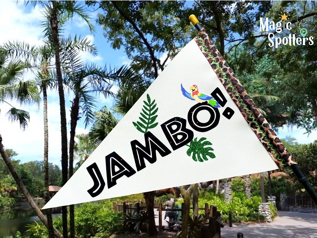 Jambo Disney Flag Spotter for Stroller, Wheelchair, Bike & More - Etsy