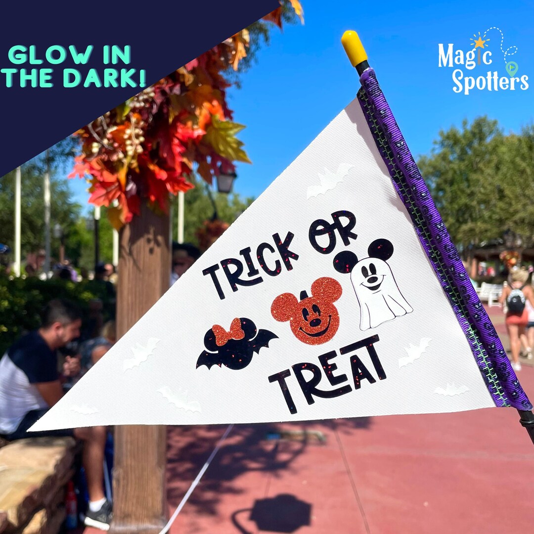 Disney trick or Treat Personalized Glow-in-the-dark Flag Spotter for ...
