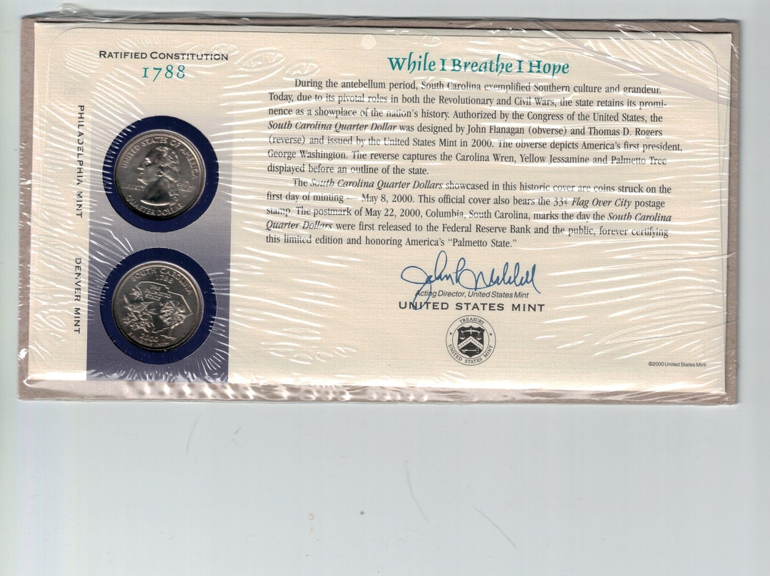South Carolina Quarter Dollar - Etsy