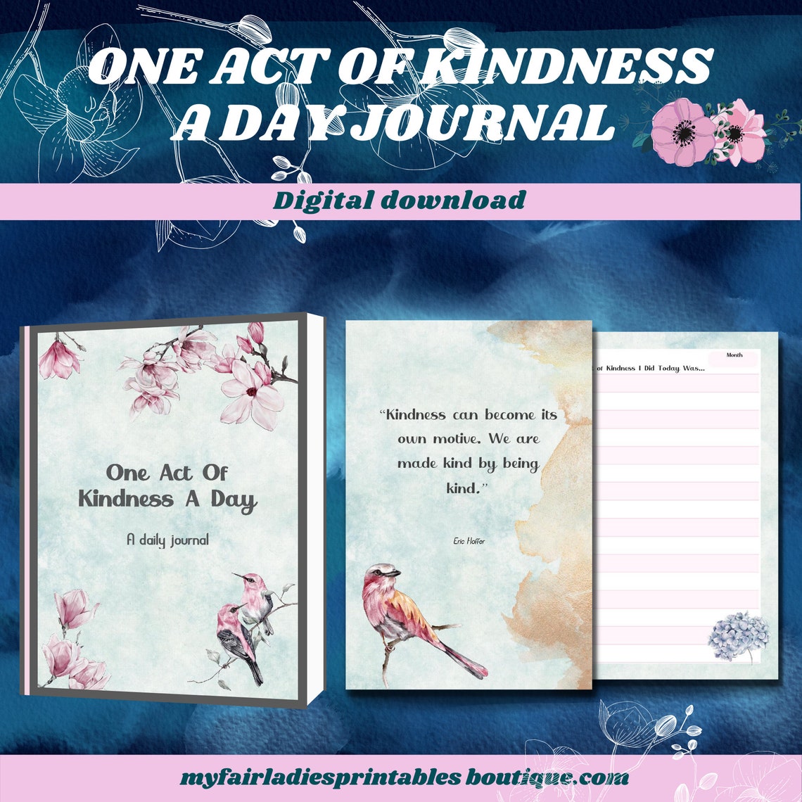One Act of Kindness a Day Journal | Etsy