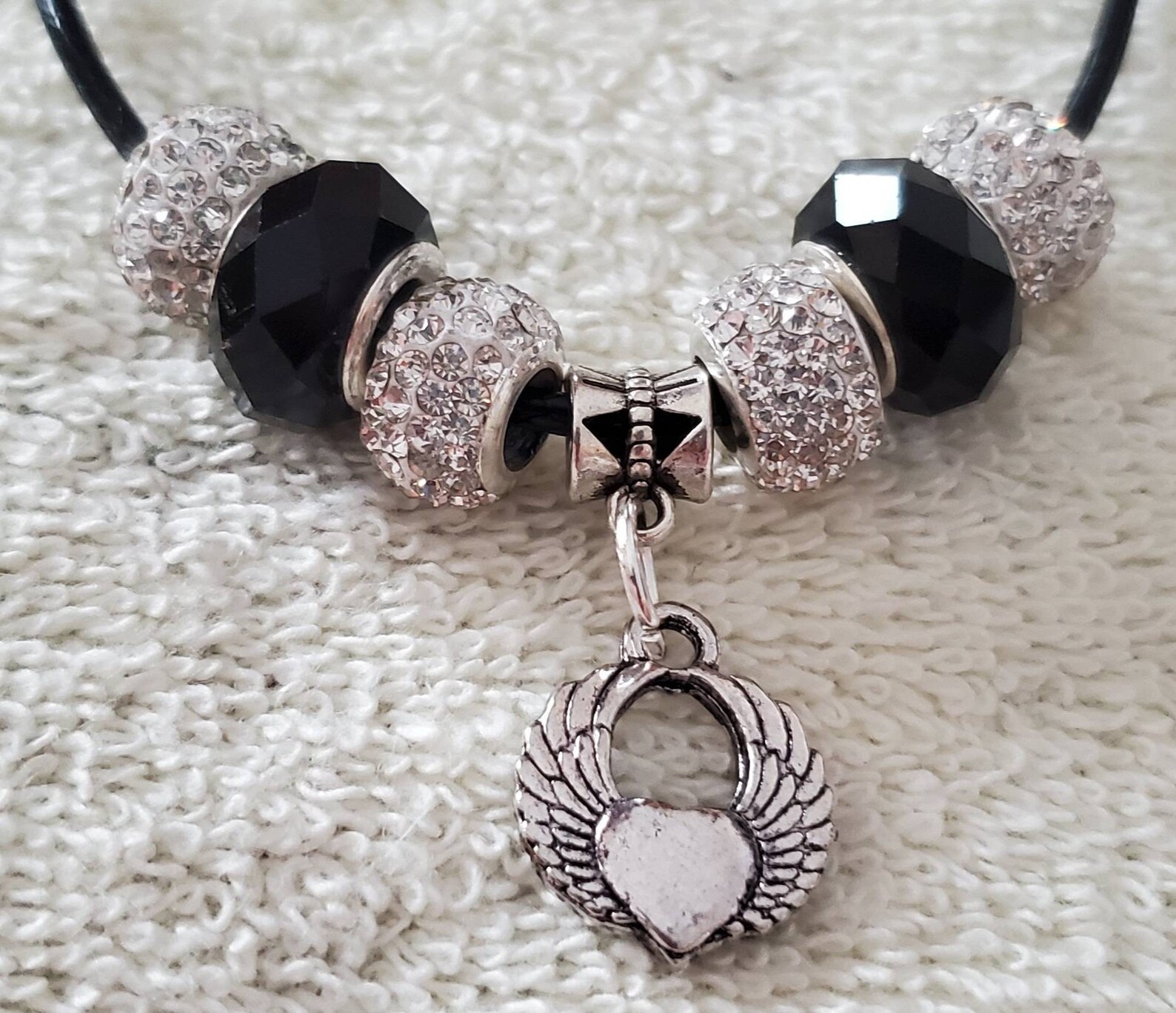 Angel Wing Necklace Harley Davidson Rider Motorcycle Jewelry Biker Jewelry Harley Necklace