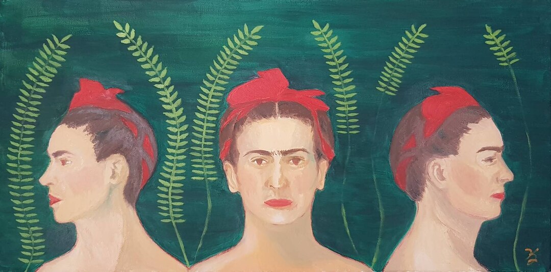 Fridas frida Kahlo Oil Painting - Etsy