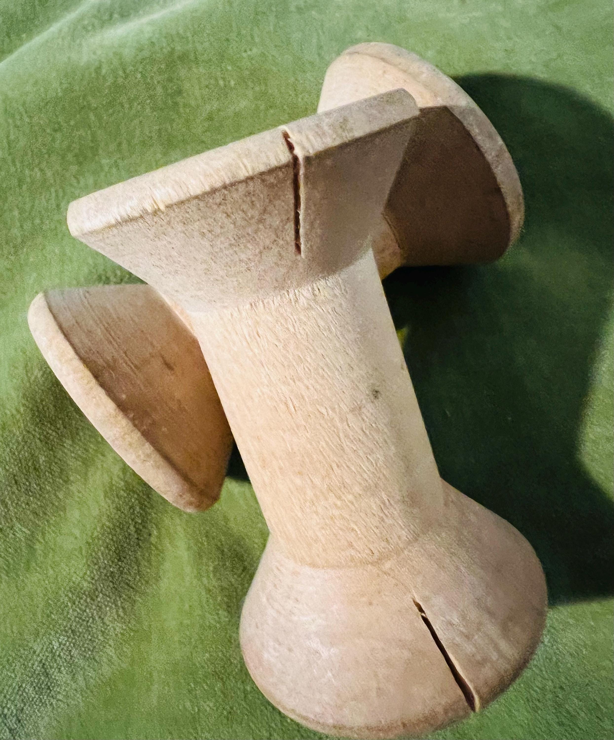 Antique 1930’s Wooden Textile Spools - Etsy