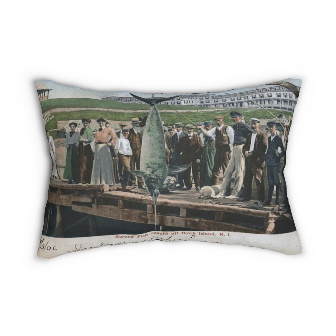 Maritime Celebration: 1906 Swordfish Catch, Block Island Decorative ...
