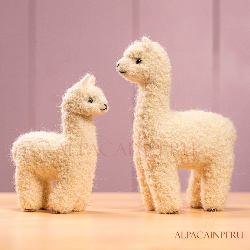 Needle Felted Alpaca - Etsy