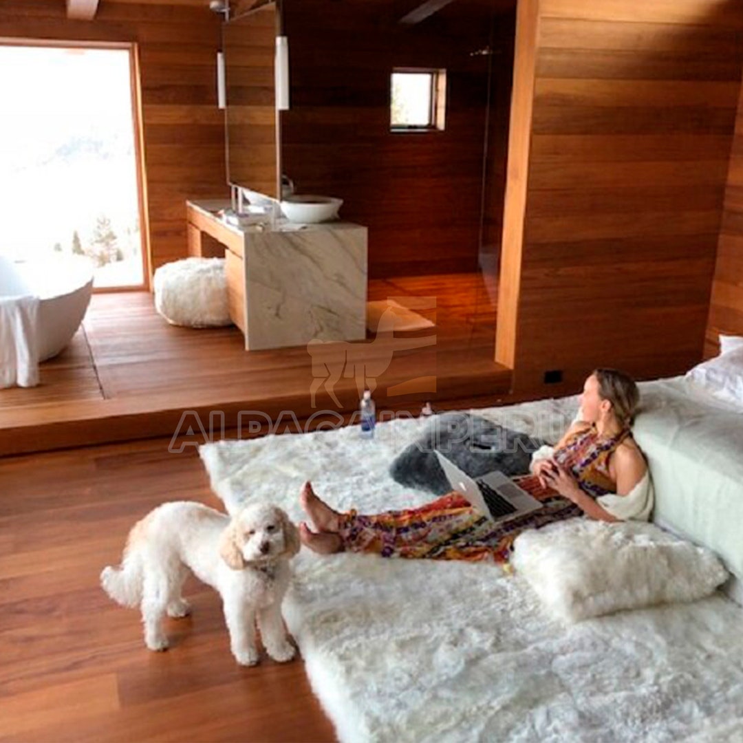 Alpaca Fur Rug, Alpaca Fur Rug Handmade in Peru, Baby Alpaca Fur Rug ...