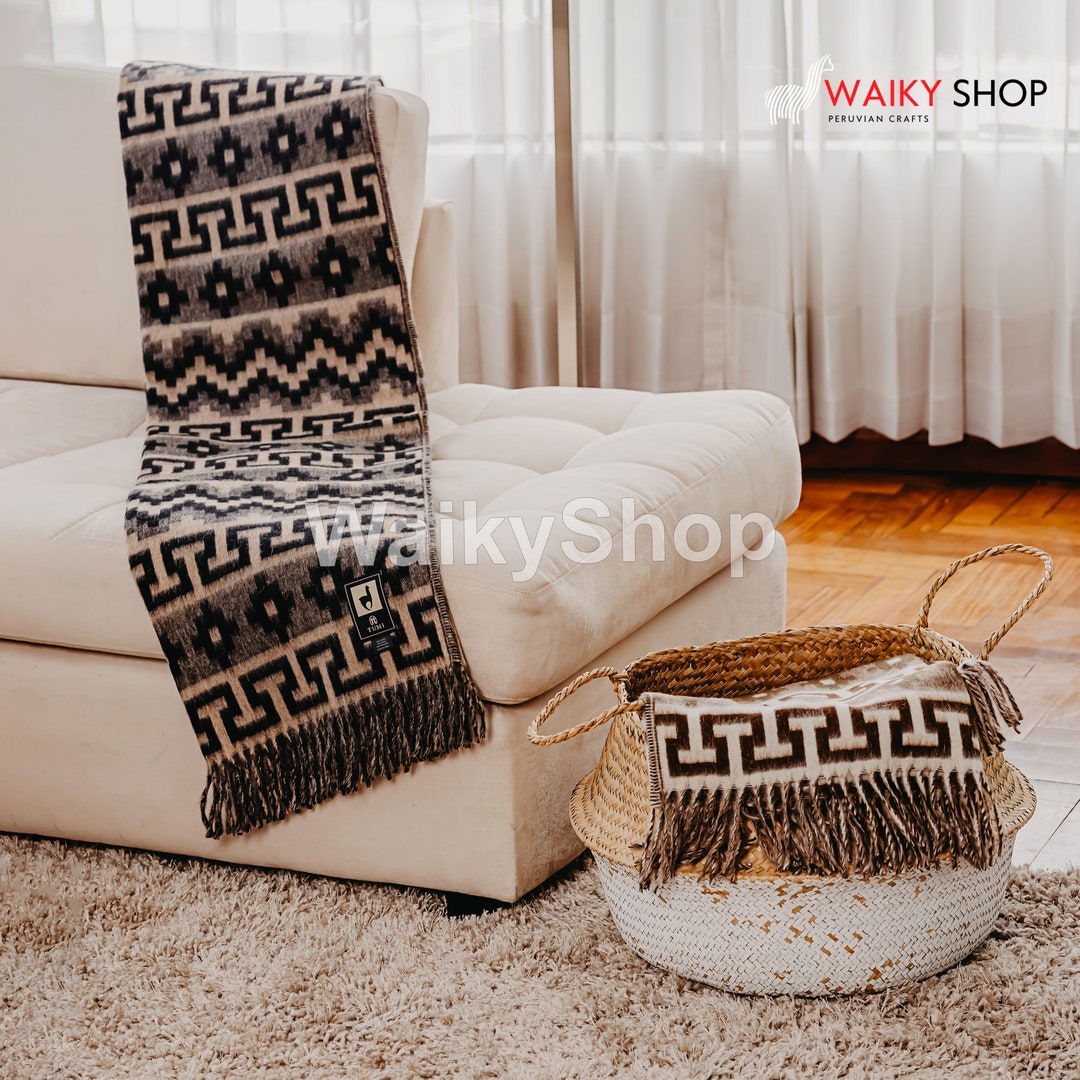 Peruvian Alpaca Wool Blankets, Alpaca Blanket, Indoor Alpaca Wool ...