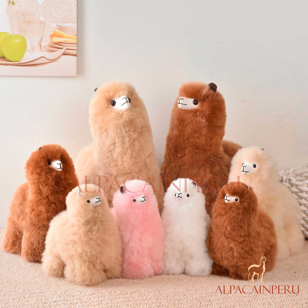 Fluffy Furry Llamas. Alpaca Toys. Alpaca Wool Plushie. Alpaca Soft ...
