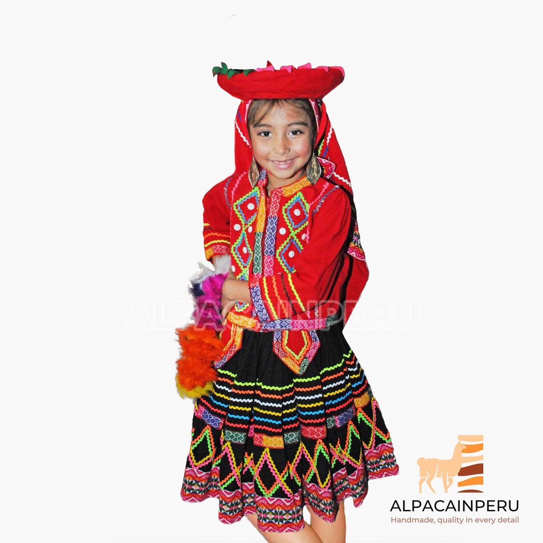 Typical Costume "valicha" for Girls, Typical Valicha Costume, Peruvian ...