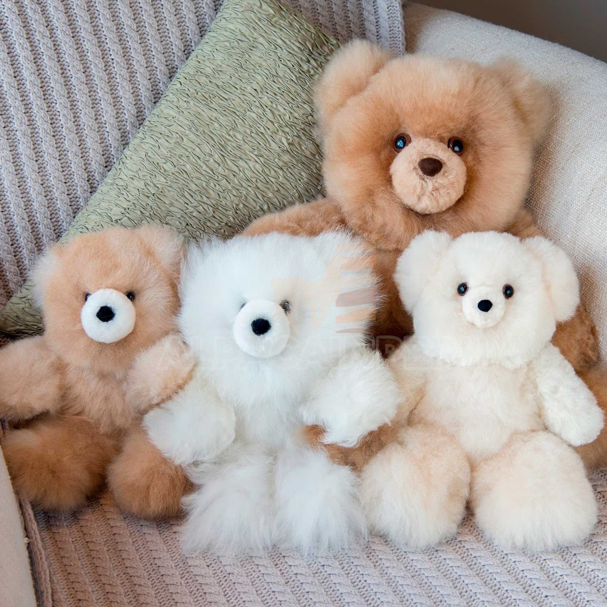 Real Fur Teddy Bears Genuine Alpaca Fur Teddy Bears Baby - Etsy