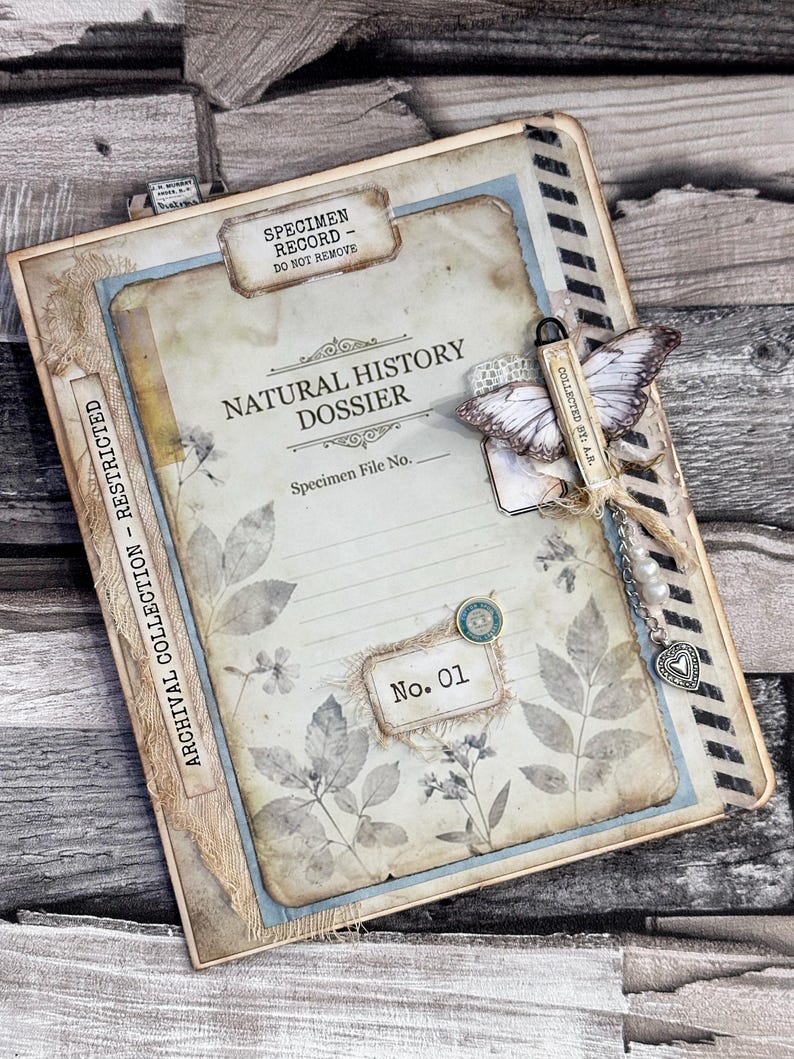 Botanical Specimen Dossier Field Notes Collection… Vintage Botanical ...