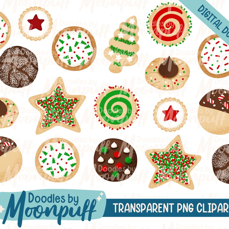 Sugar Cookie Clipart - Etsy