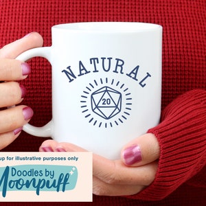 Natural 20 Tabletop RPG Hand-drawn D20 SVG Cut File, Nerdy Tshirt Tote ...