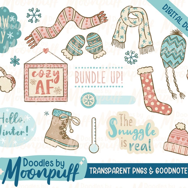 Cold Weather Clipart - Etsy