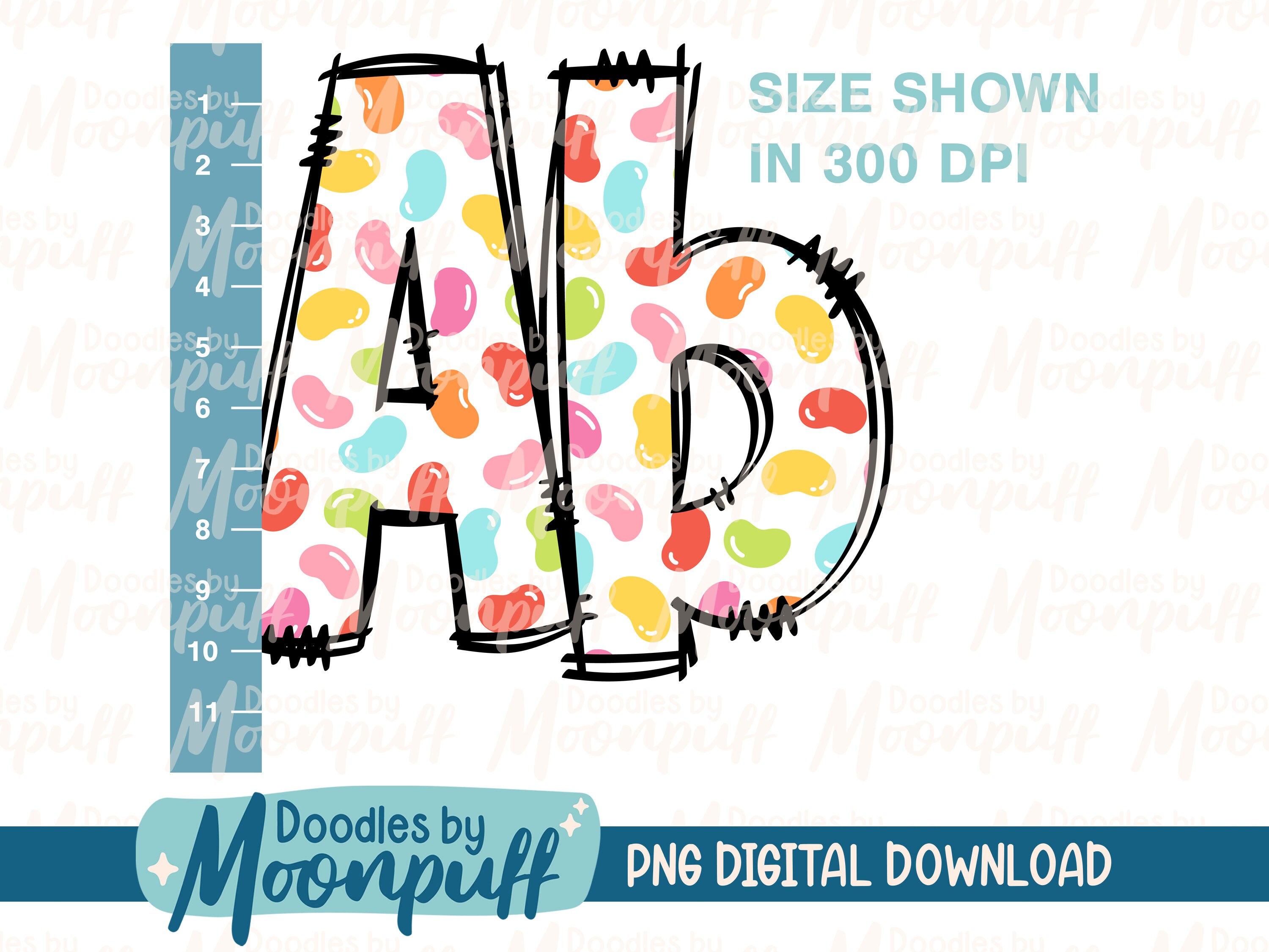 Jelly Beans Doodle Alphabet Letters Transparent Pngs, Jellybeans ...