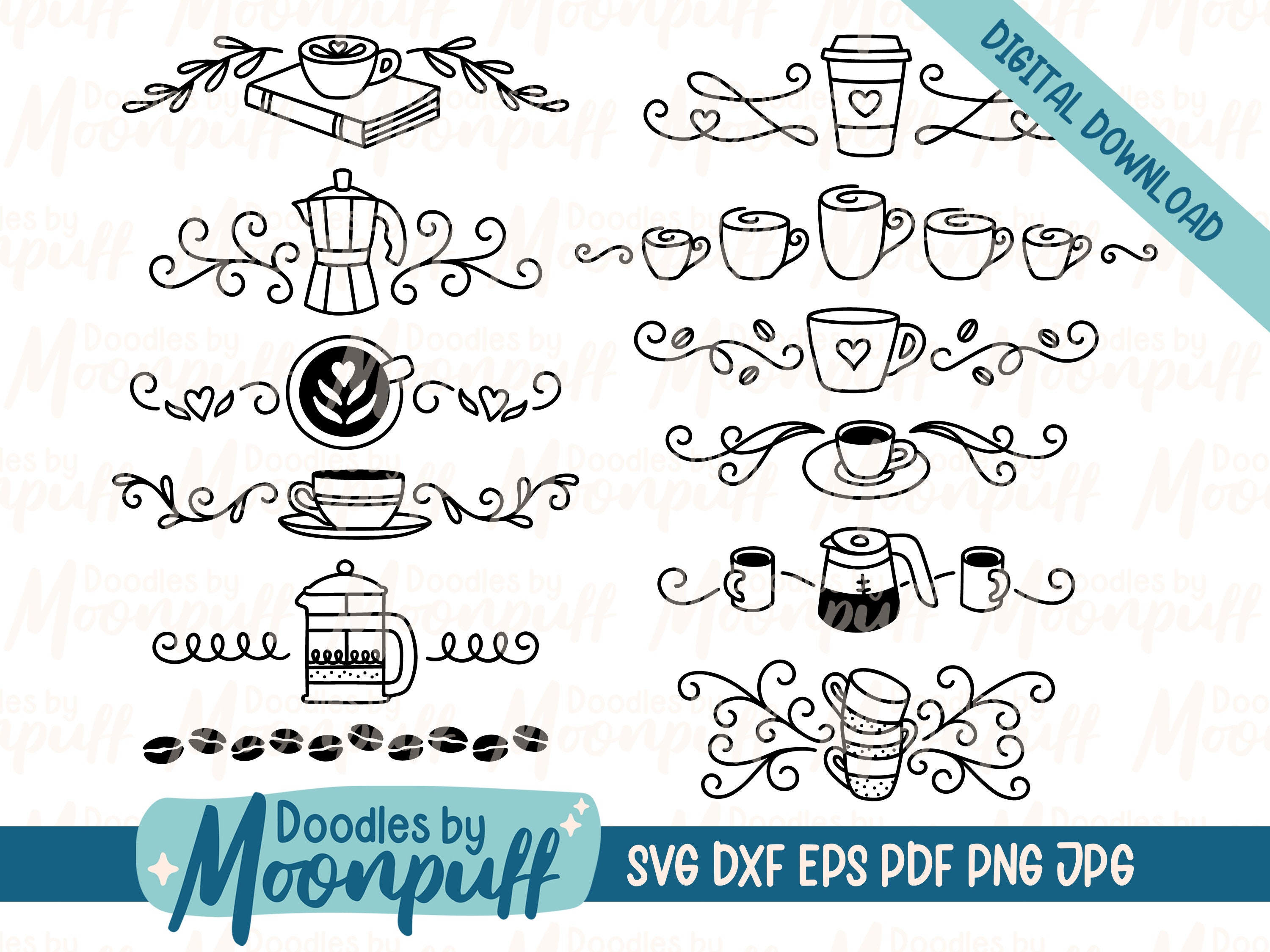 Coffee Mug Clip Art Borders