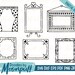 Hand-drawn Heart Frames Set 2 - Borders SVG Cut File, Valentines ...