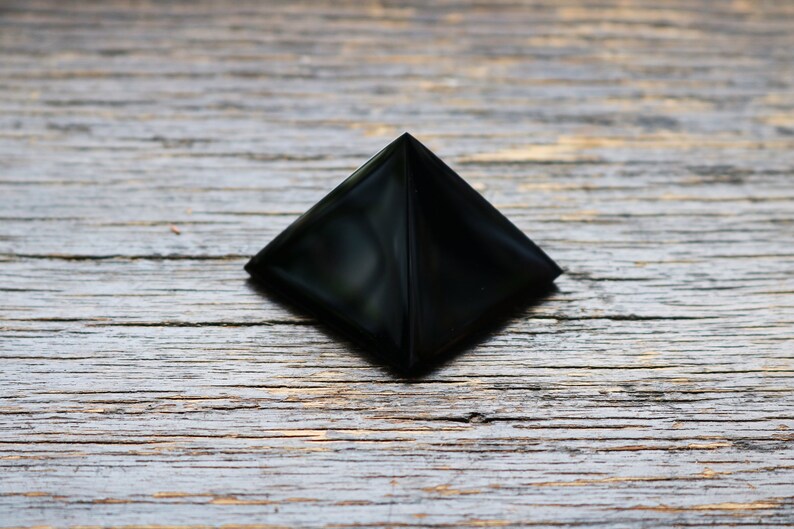 Obsidian Pyramid - Etsy