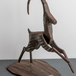 Vintage Metal Figure Ibex or Antelope Metal Sculpture Animal Motif - Etsy