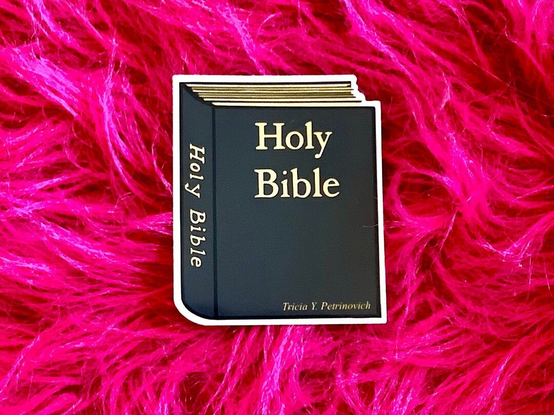 Bible Verse Sticker, Holy Bible, Scripture Verse, Personalized Gift ...