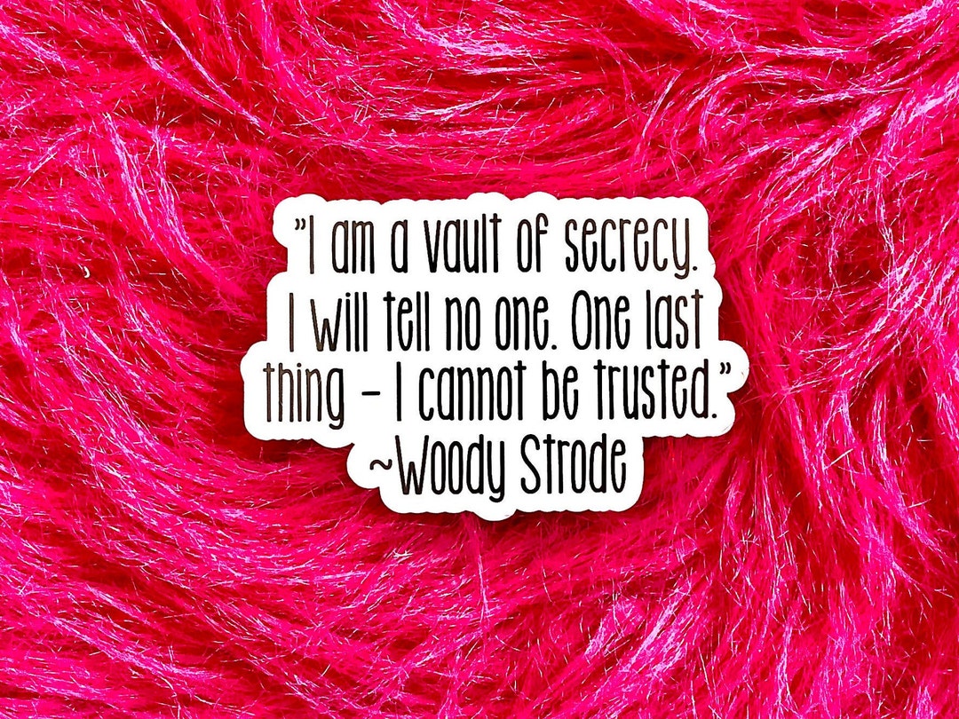 Psych TV Show Sticker, Funny Woody Strode Quote, I Am a Vault of ...