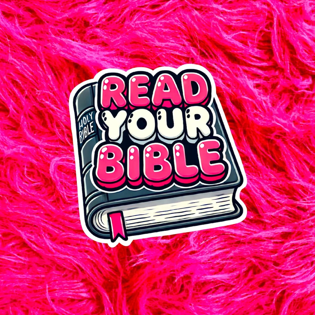 Faith Sticker, Read Your Bible, Christian Gift for Her, Bible Study ...