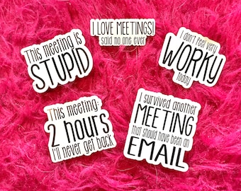 Funny Work Decal - Etsy