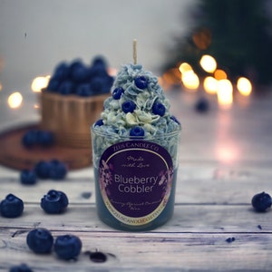 Blueberry Candle Blueberry Cobbler Candle Blueberry Cheesecake Candles ...