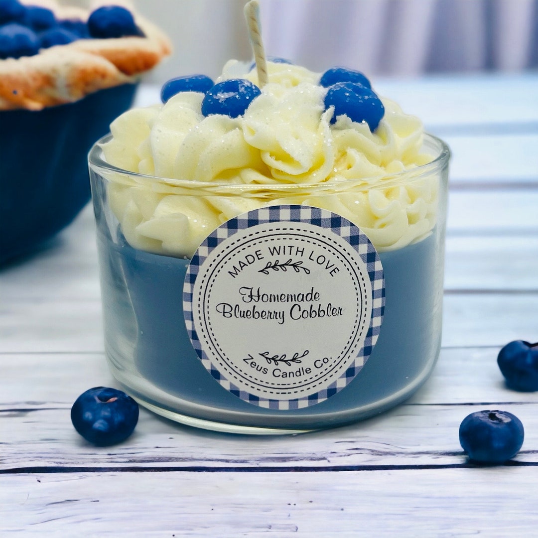 Blueberry Candle Blueberry Cobbler Candle Blueberry Cheesecake Candles ...