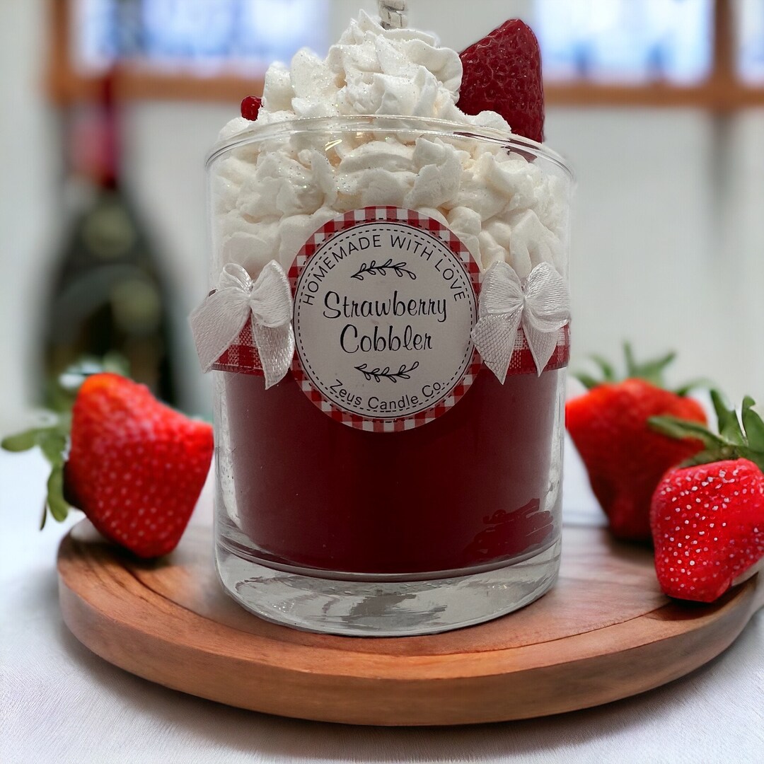 Strawberry Candles-strawberry Cheesecake Candles Dessert Candles ...