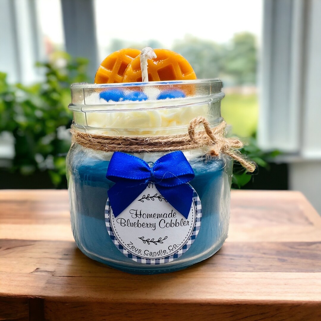 Blueberry Candle Blueberry Cobbler Candle Blueberry Cheesecake Candles ...