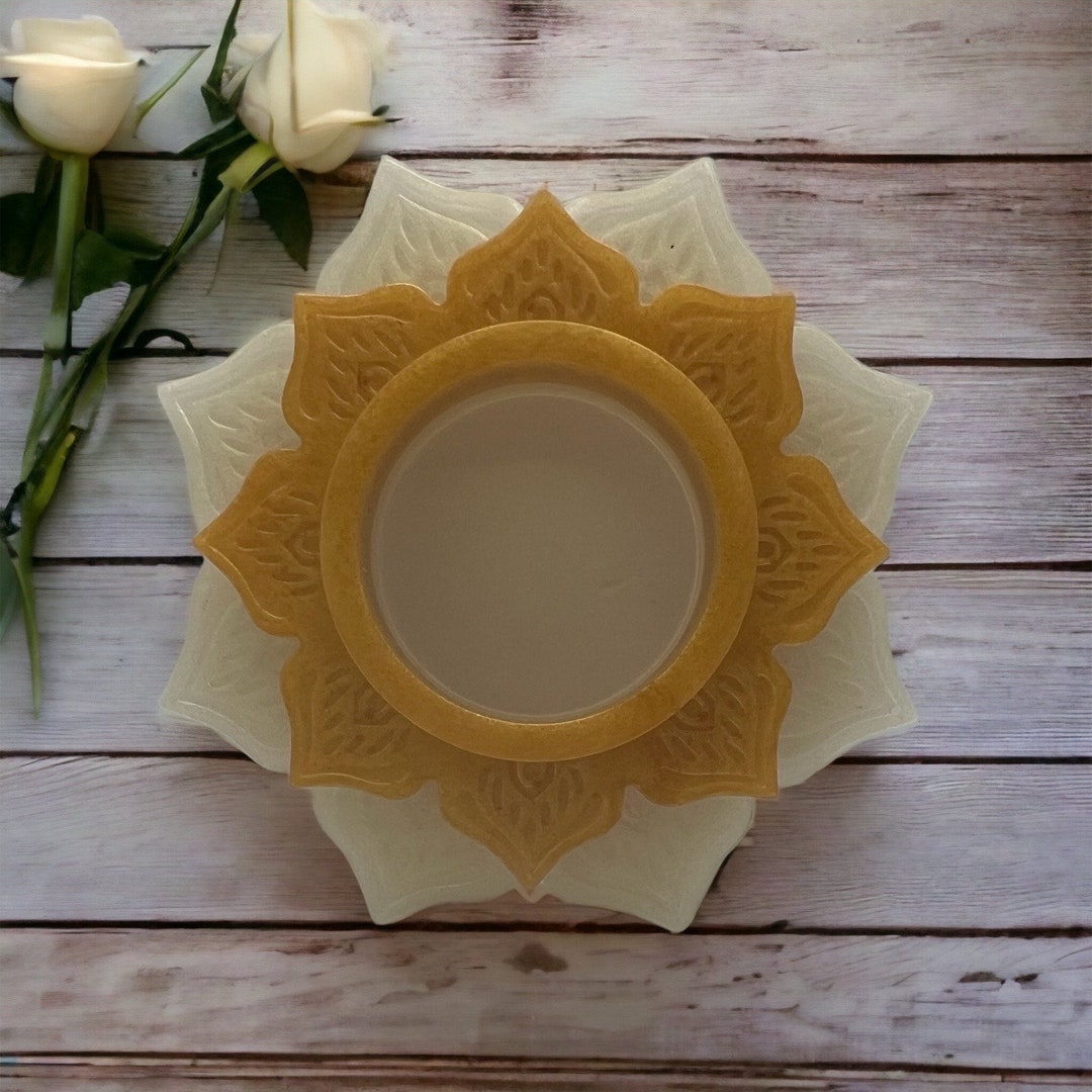 Lotus Flower Tea Light Holder Tea Light Holder Votive Candle Holder ...