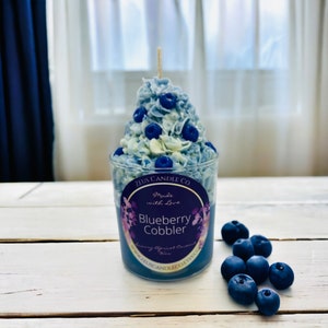 Blueberry Candle Blueberry Cobbler Candle Blueberry Cheesecake Candles ...
