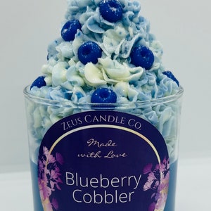 Blueberry Candle Blueberry Cobbler Candle Blueberry Cheesecake Candles ...