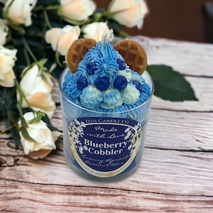 Blueberry Candle Blueberry Cobbler Candle Blueberry Cheesecake Candles ...