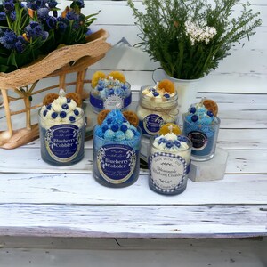 Blueberry Candle Blueberry Cobbler Candle Blueberry Cheesecake Candles ...