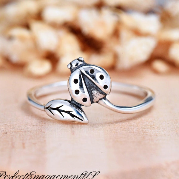 Ladybug Ring - Etsy