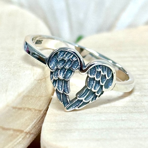 Angel Wings Ring - Etsy