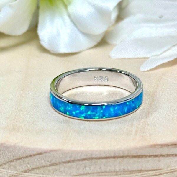 Light Blue Rose Ring - Etsy