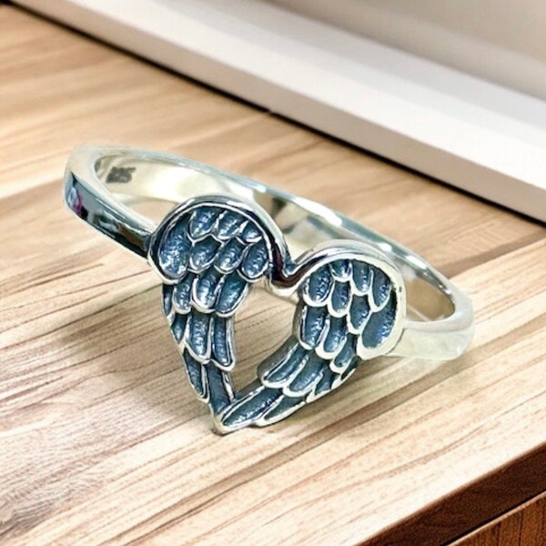 Angel Wings Ring - Etsy