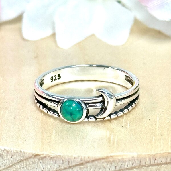 Turquoise Moon - Etsy